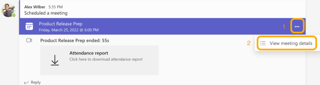 How to View and download meeting attendance reports in Microsoft Teams