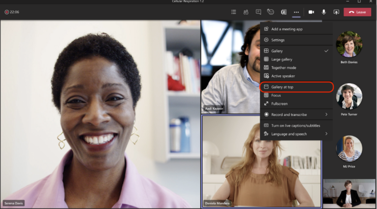 How to Customize your meeting view in Microsoft Teams