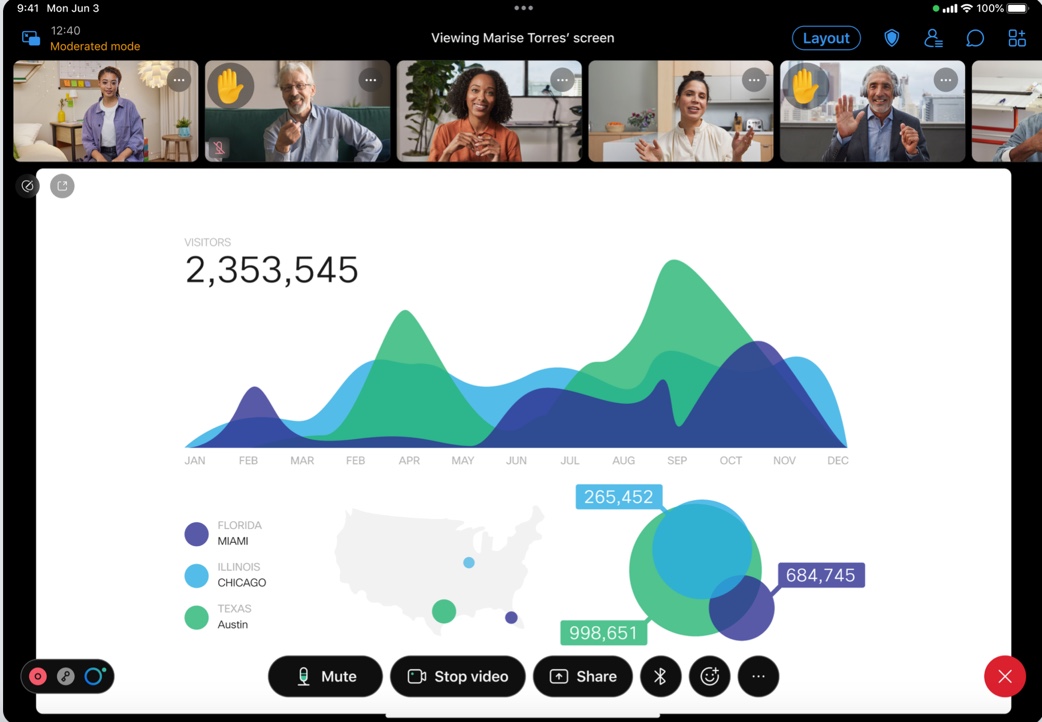 What's new for the latest channel of Webex Meetings